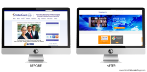 Web Design Before and After Makeovers | Mod Girl Marketing