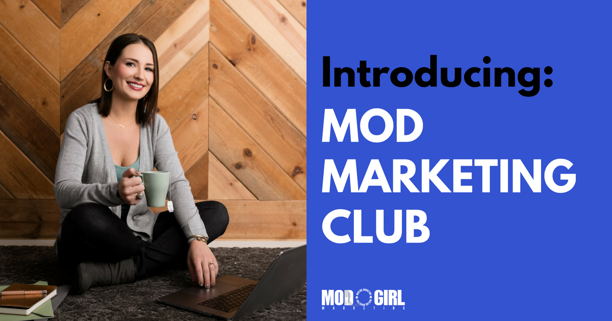 Free Mod Marketing Club for Marketers and Business Owners [Mod Girl News]