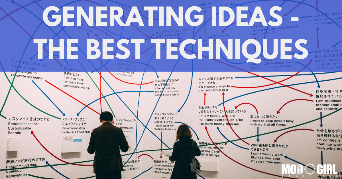 Generating Ideas - The Best Techniques [Contributed Blog]