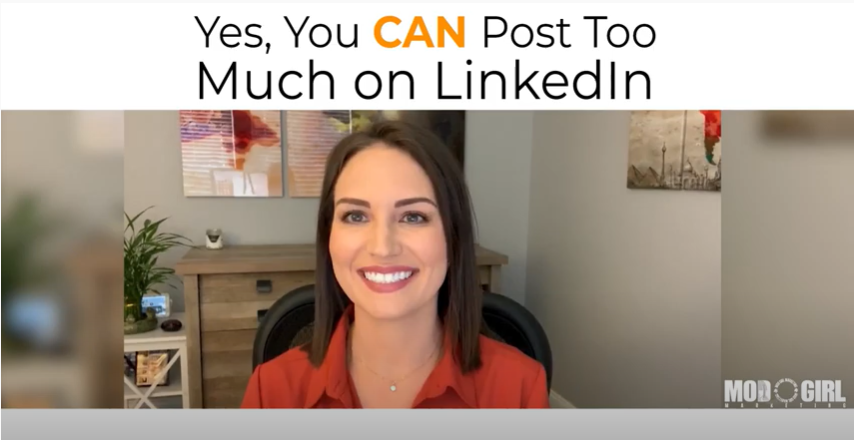 The Right Way Post Strategic Content On LinkedIn | Mod Girl Marketing