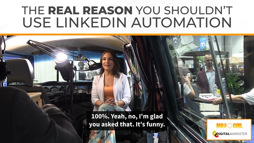 The Real Reason You Shouldn’t Use LinkedIn Automation | Mod Girl Marketing