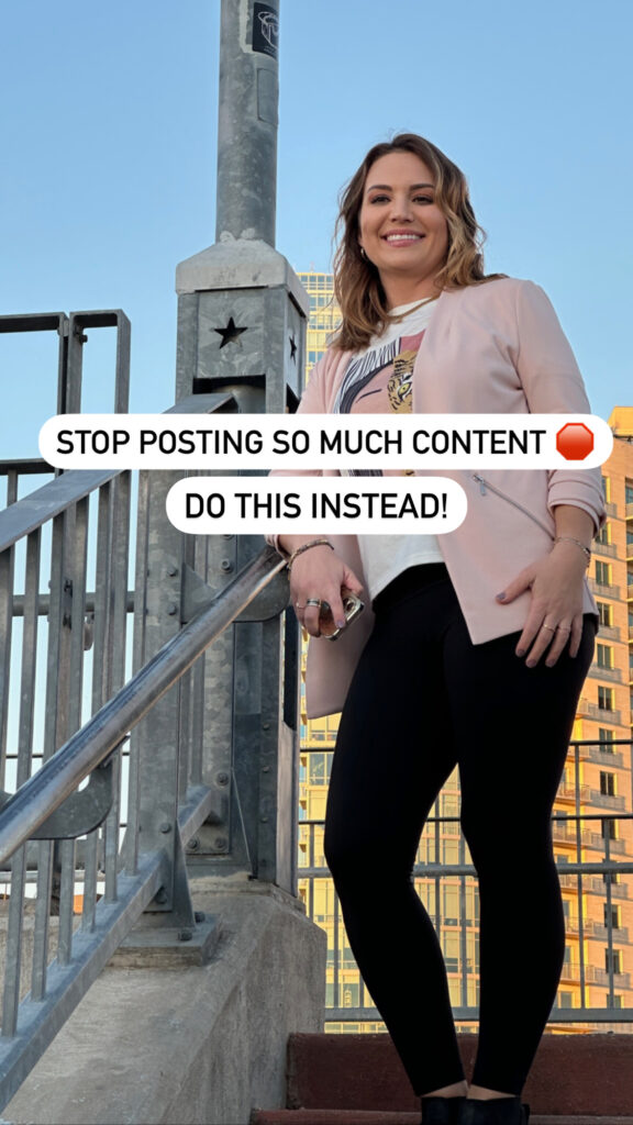 Stop Posting So Much Content Do This Instead Mod Girl Marketing