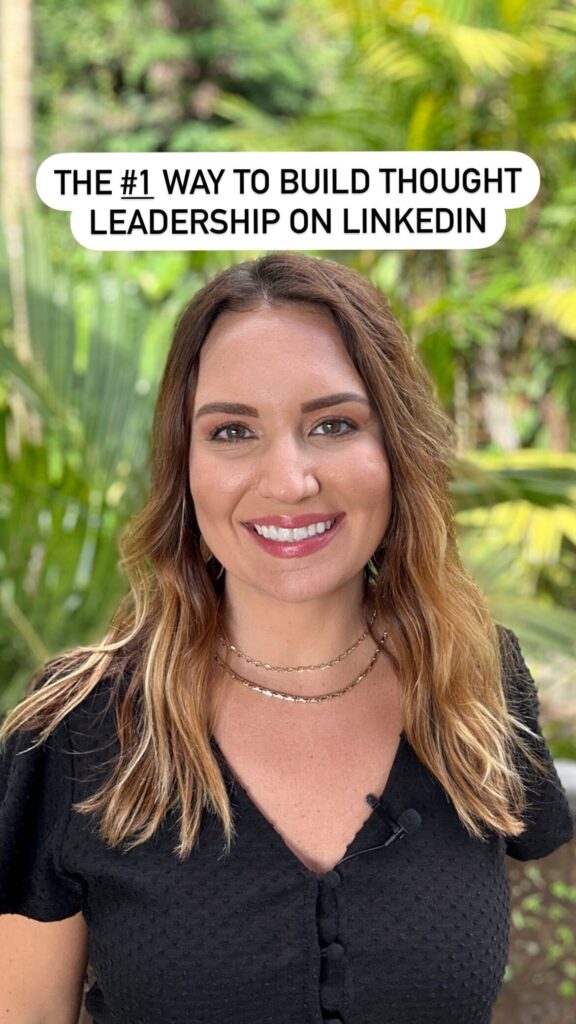 The #1 Way To Build Thought Leadership On LinkedIn | Mod Girl Marketing